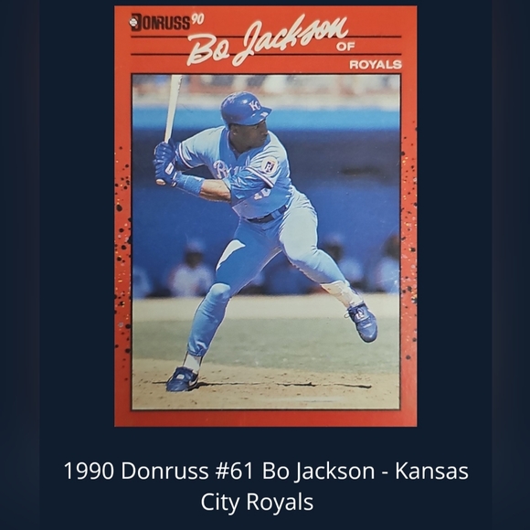 Other | Bo Jackson Error Card | Poshmark